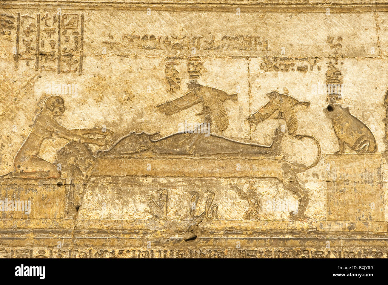 Egypt. Temple of Dendara Stock Photo - Alamy