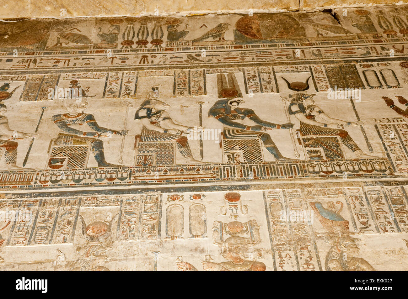 Hieroglyphics temple dendera egypt hi-res stock photography and images ...