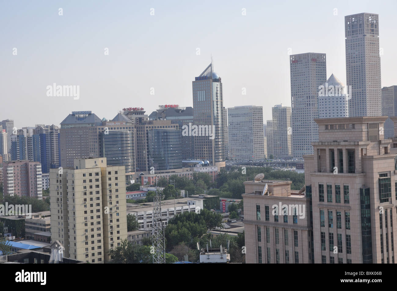 Skyscraper, Building, Skyline, Beijing, China Stock Photo - Alamy