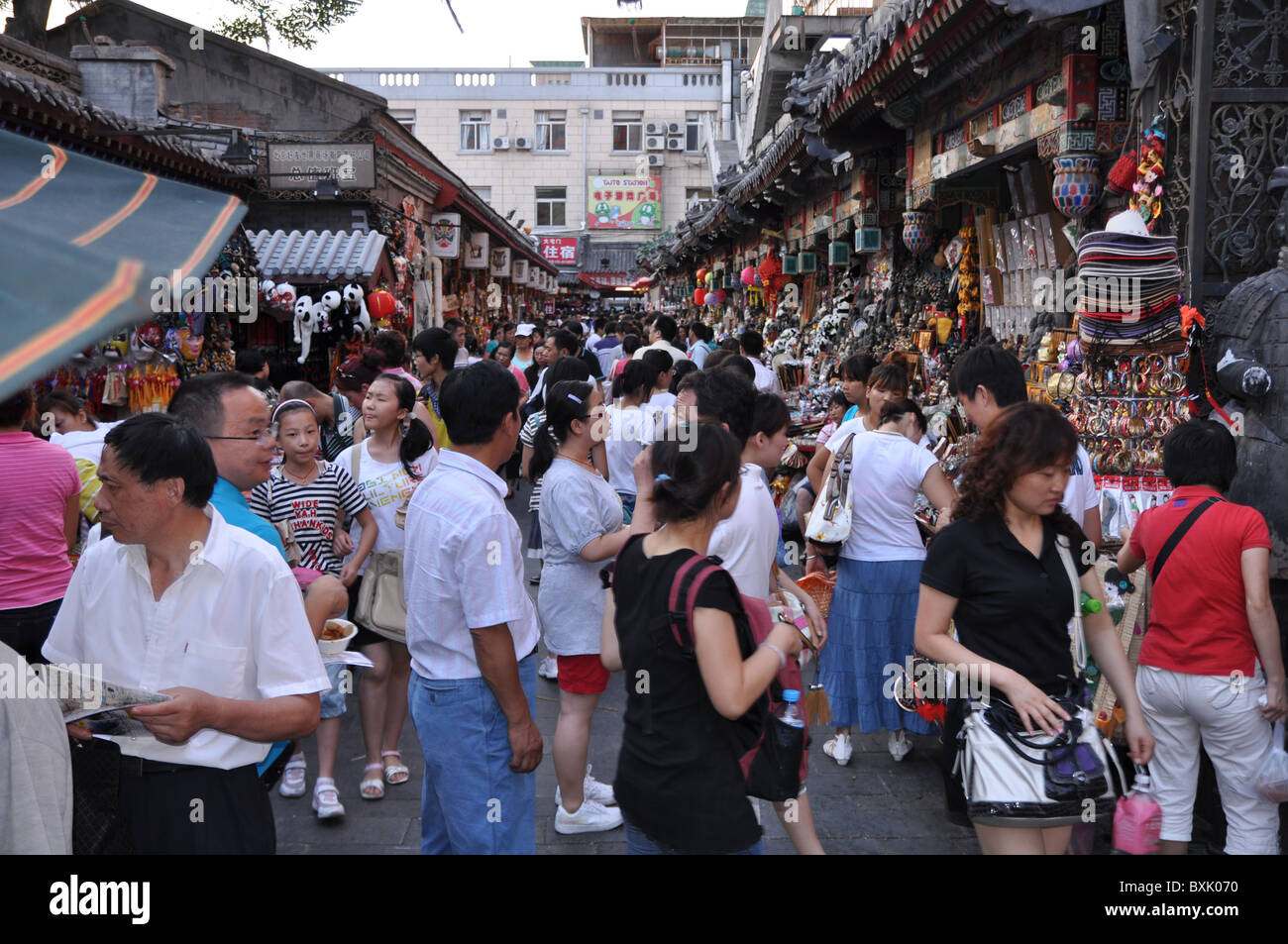 Traditional Food Market, Wangfujing Street, Beijing, China Stock Photo ...