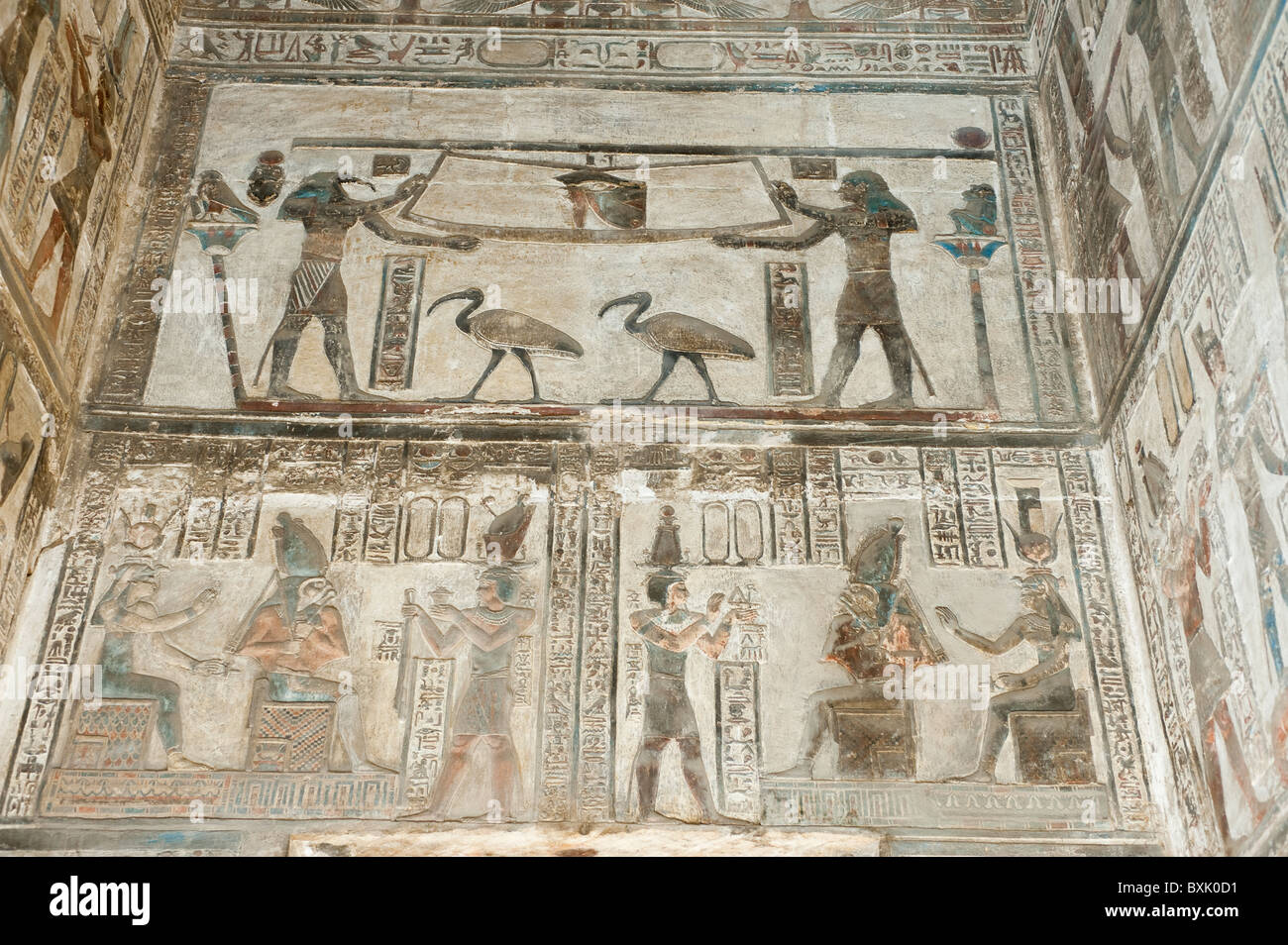 The temple of dendera painting hi-res stock photography and images - Alamy