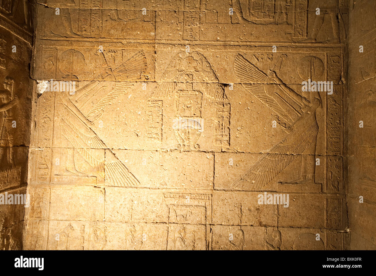 Egypt. Temple of Dendara Stock Photo - Alamy