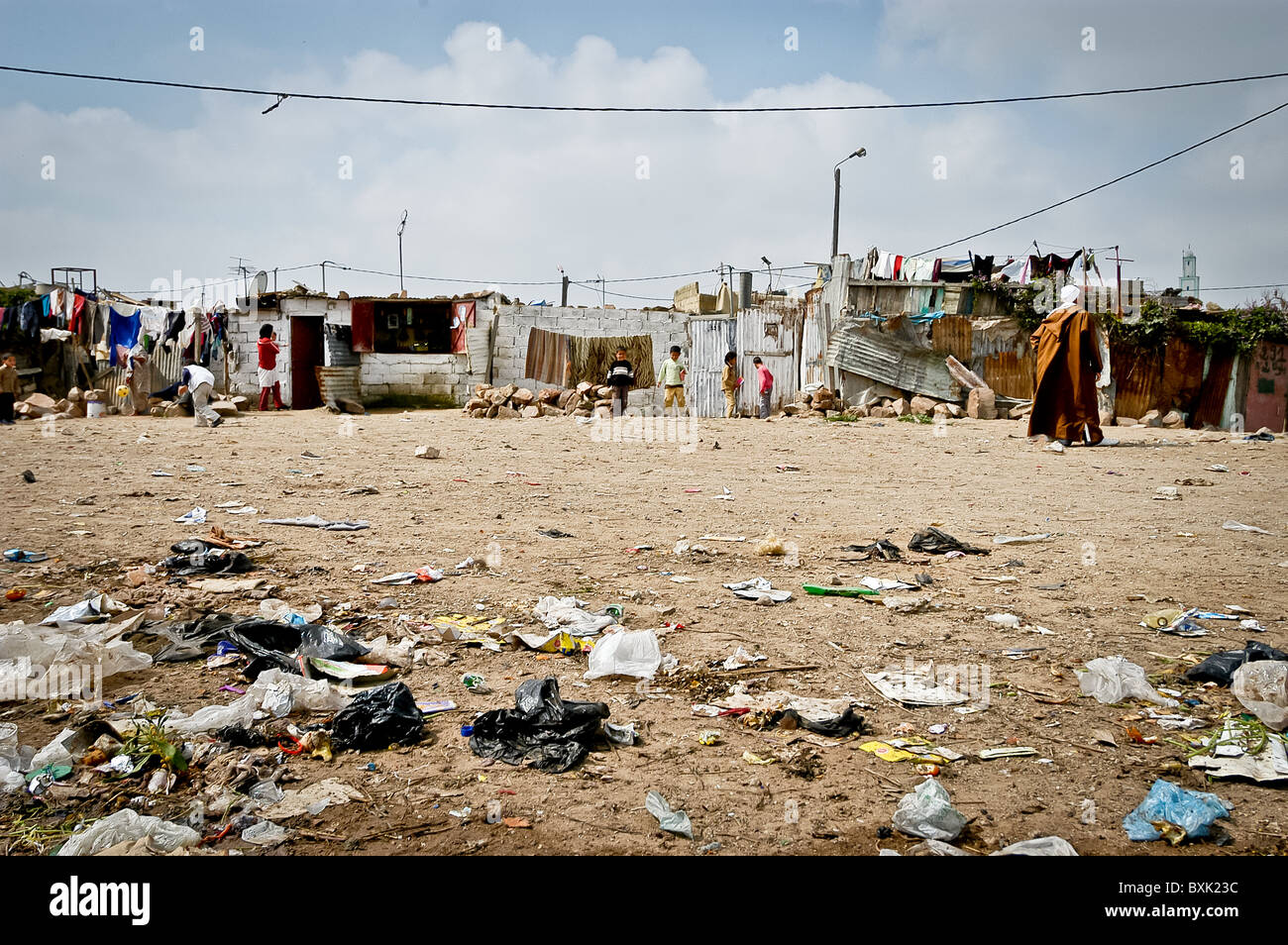 Douar Secouila slum in Casablanca, Morocco Stock Photo - Alamy