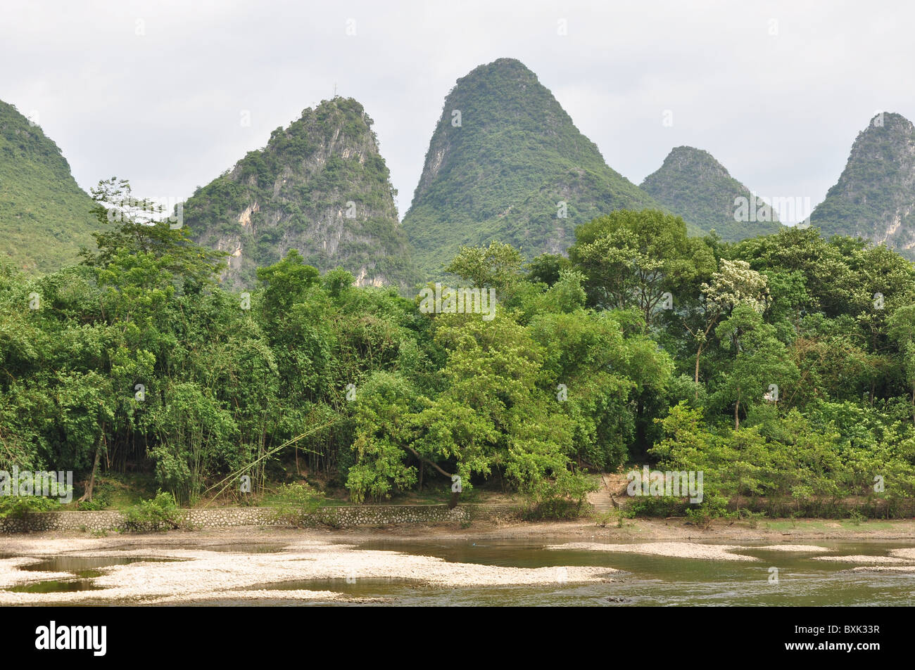 Li River, Limestone Peaks, Guilin area, Southern China Stock Photo - Alamy