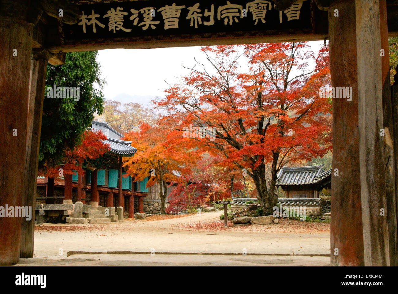 Seonamsa Buddhist temple, Suncheon, South Korea Stock Photo - Alamy