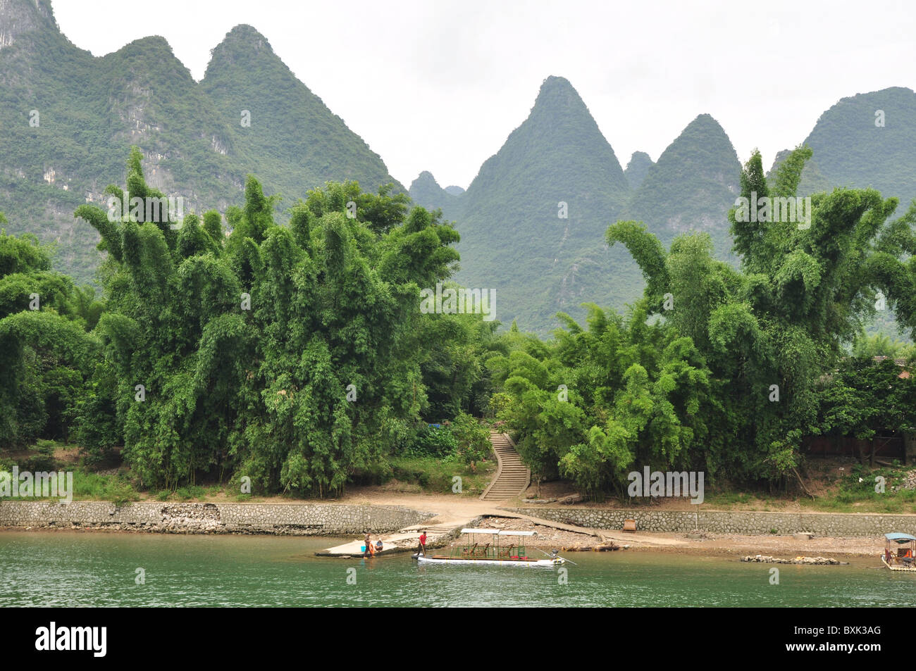 Li River, Limestone Peaks, Guilin area, Southern China Stock Photo - Alamy