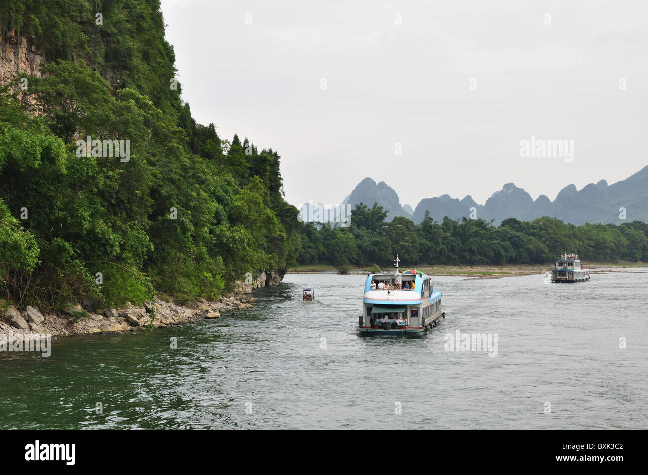 Li River, Limestone Peaks, Guilin area, Southern China Stock Photo - Alamy