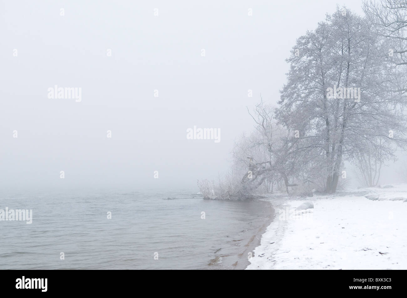Snowy winter landscape Stock Photo - Alamy