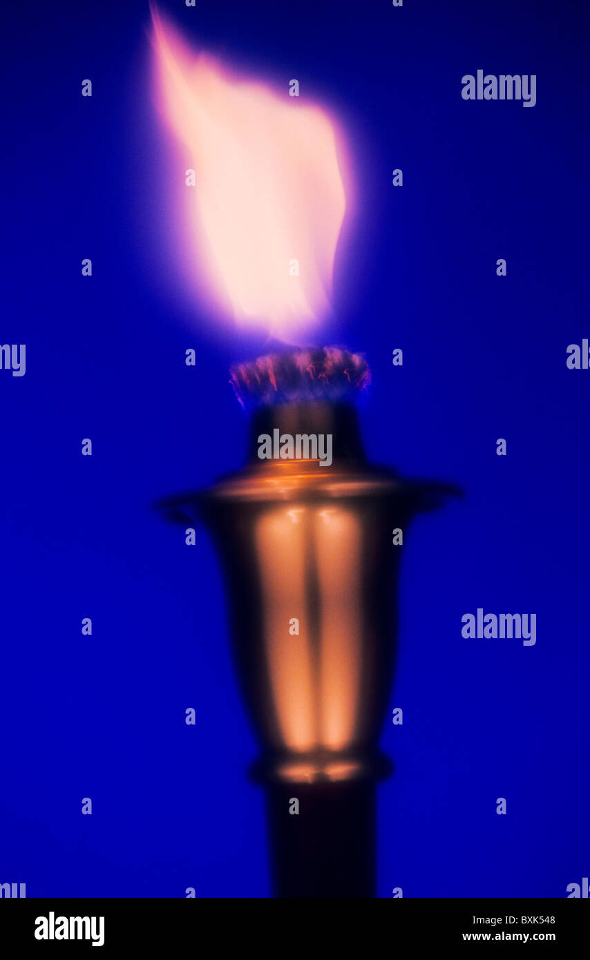 Ceremonial Olympic style torch Stock Photo - Alamy