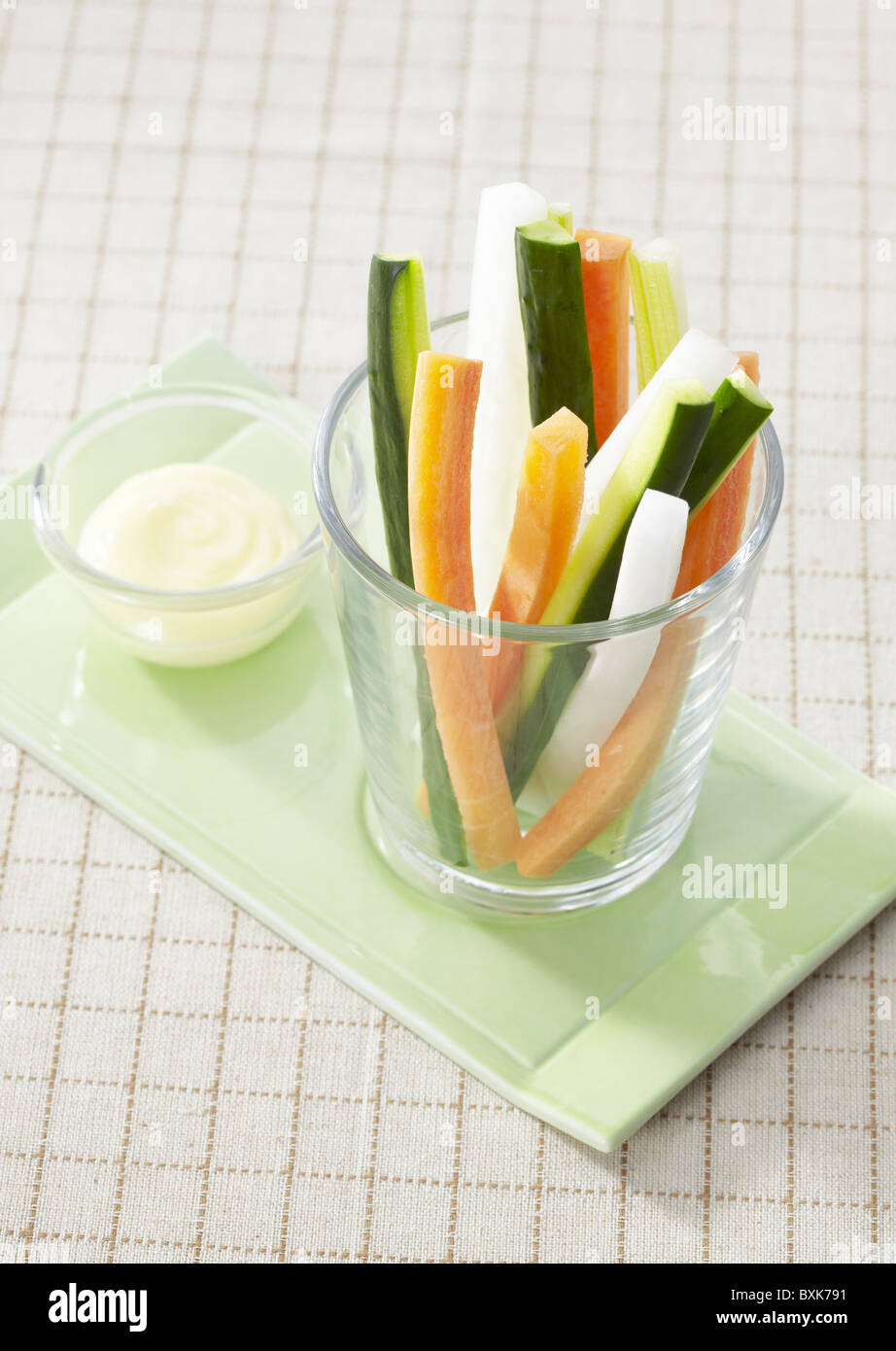 Vegetable sticks carrot cucumber hi-res stock photography and images ...