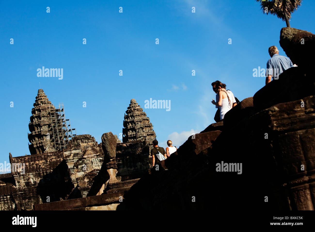 Temple visitors hi-res stock photography and images - Alamy