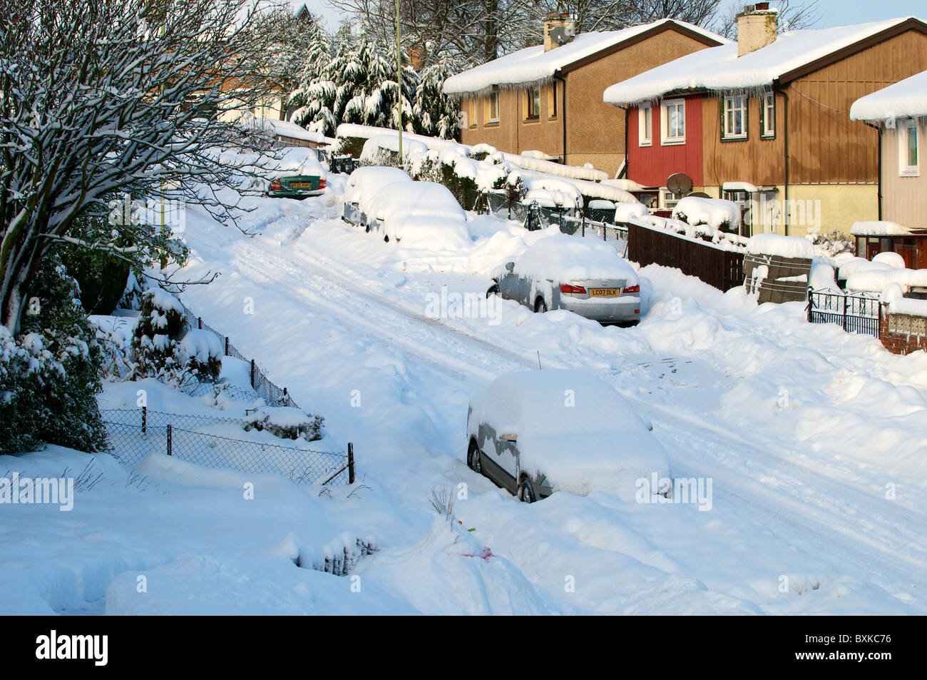 Thick snow falls over Perth Stock Photo - Alamy