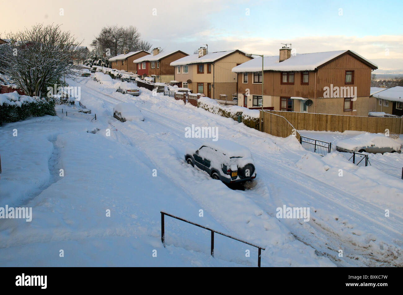 Thick snow falls over Perth Stock Photo - Alamy