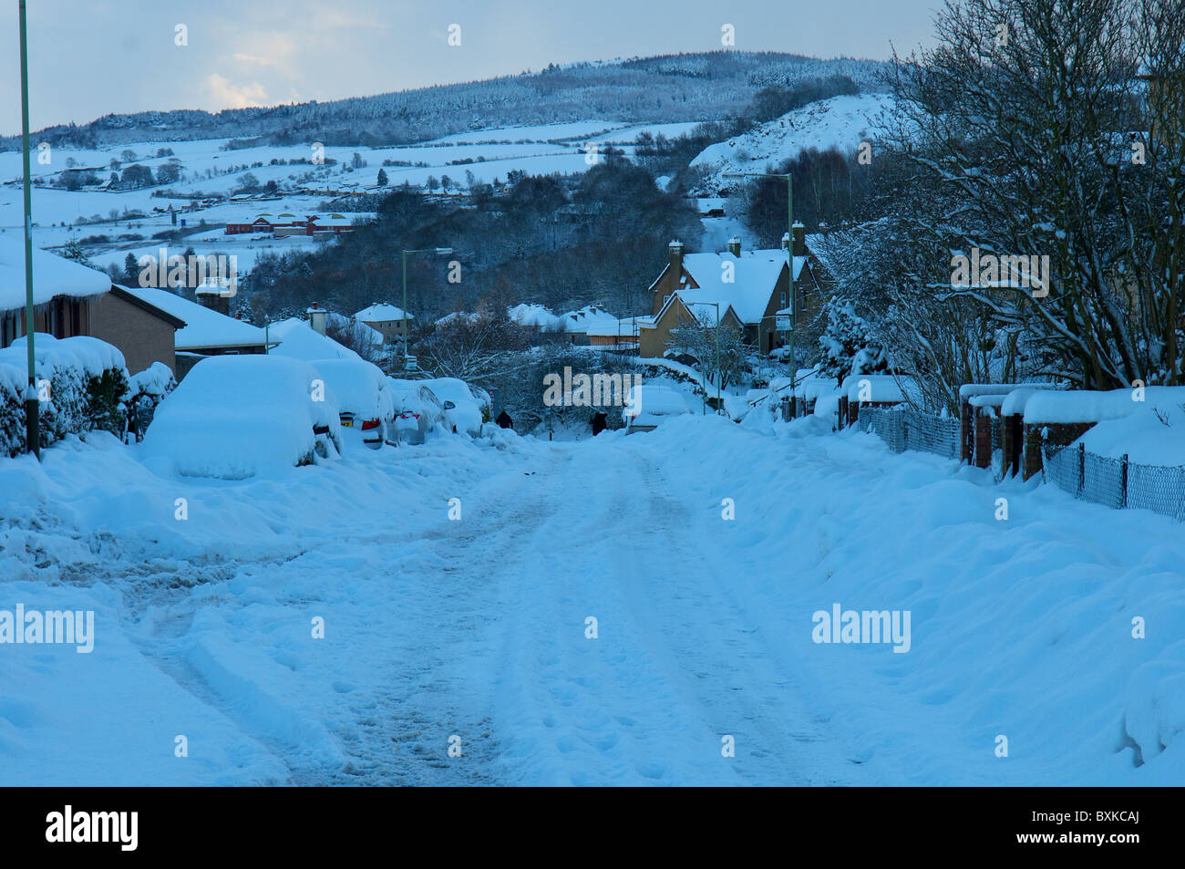 Thick snow falls over Perth Stock Photo - Alamy