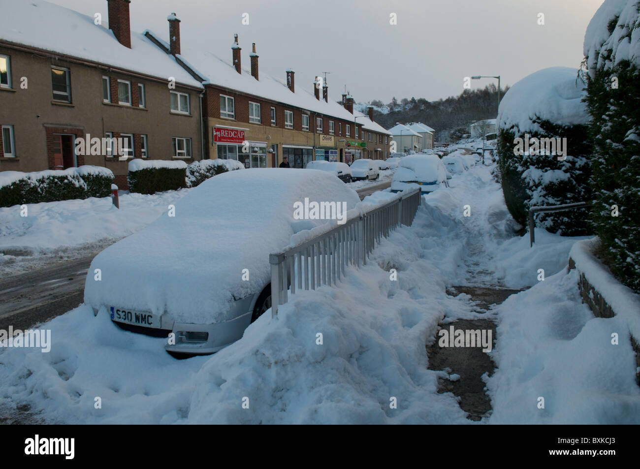 Thick snow falls over Perth Stock Photo - Alamy