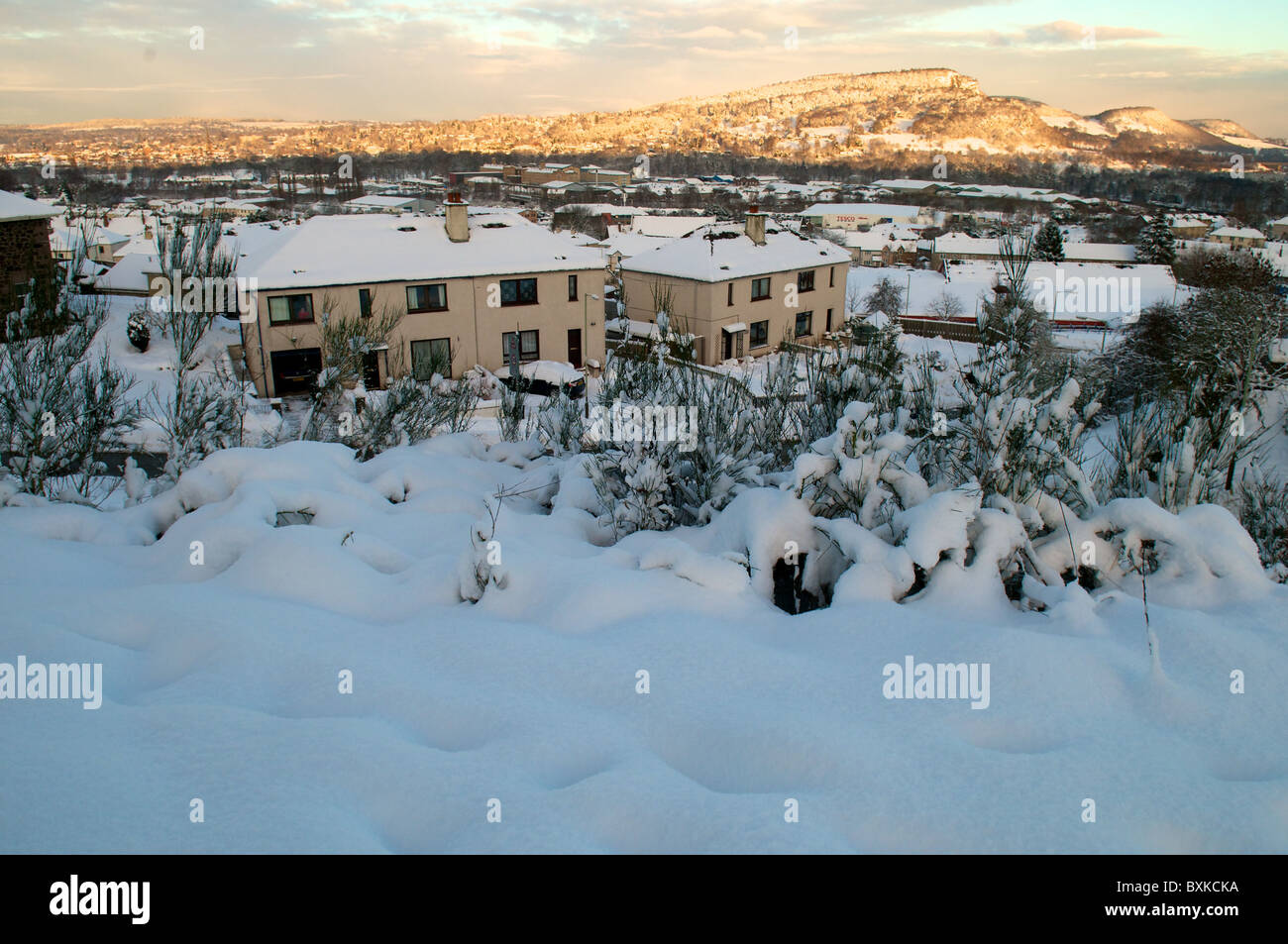 Thick snow falls over Perth Stock Photo - Alamy