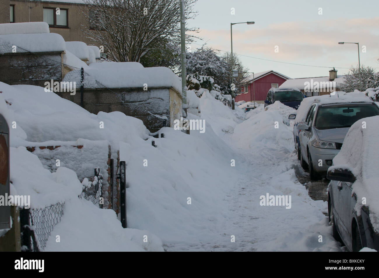 Thick snow falls over Perth Stock Photo - Alamy