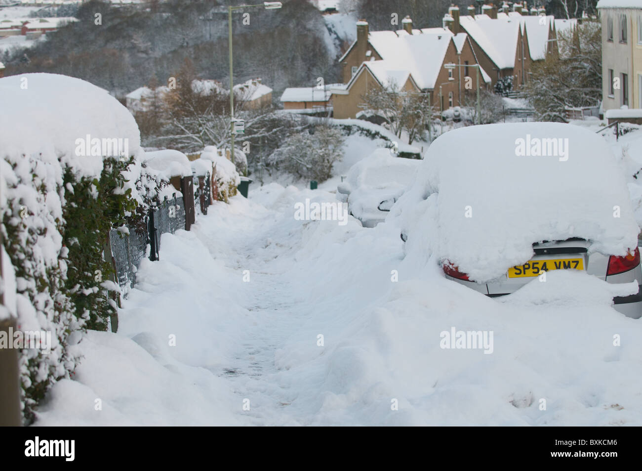 Thick snow falls over Perth Stock Photo - Alamy