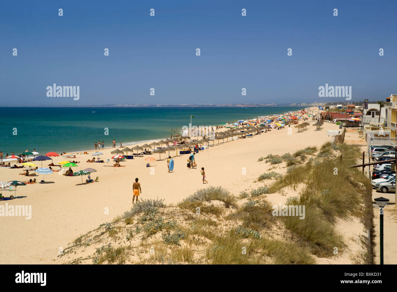 The Algarve, Faro Beach Stock Photo - Alamy