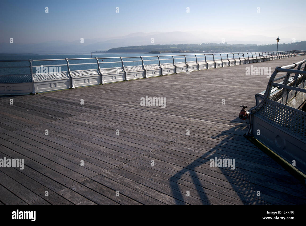 Bangor Pier Gwynedd Wales UK Menai Straight Stock Photo - Alamy