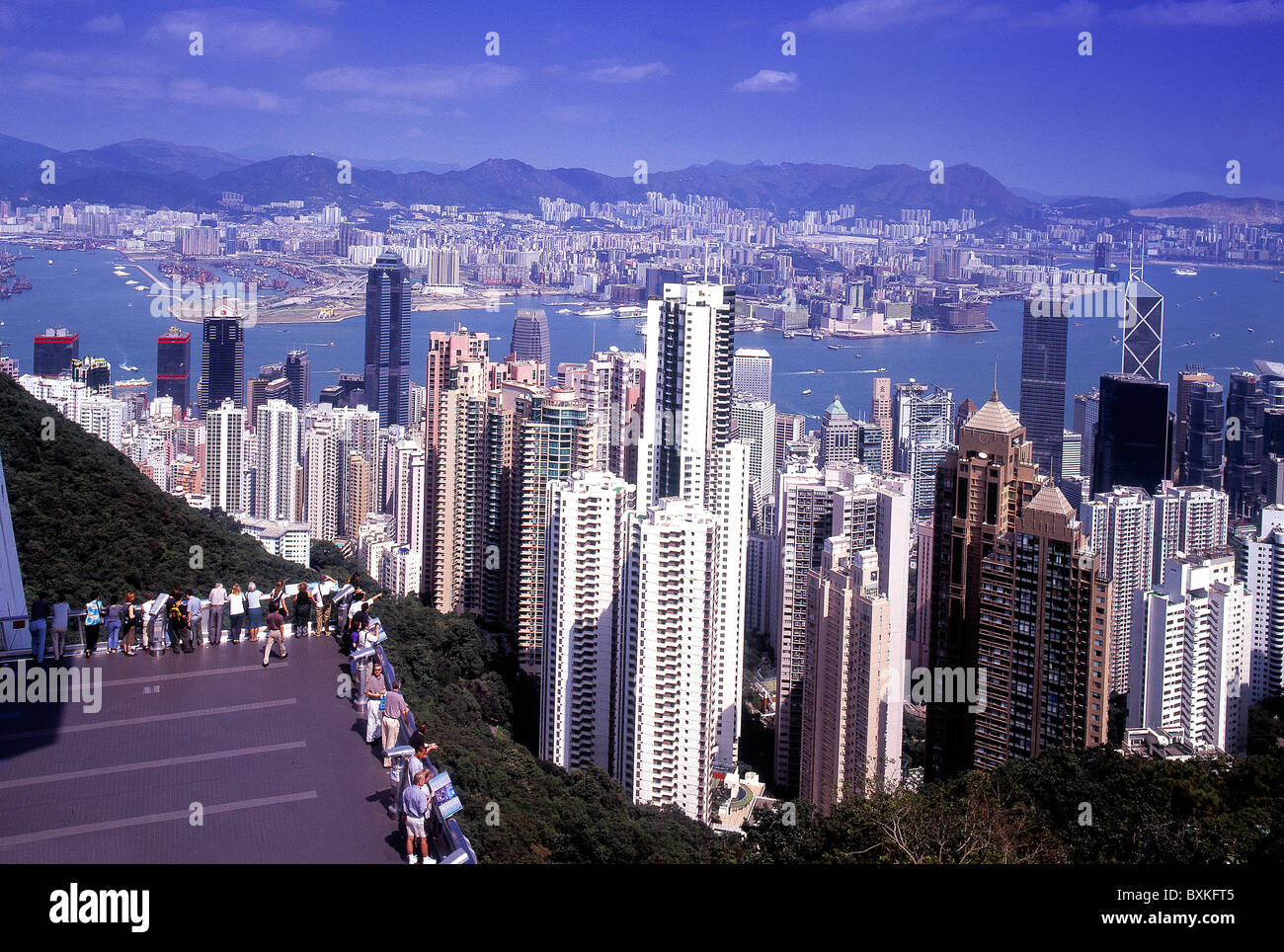 Harbour View, Peak Tower Viewing Platform Stock Photo - Alamy