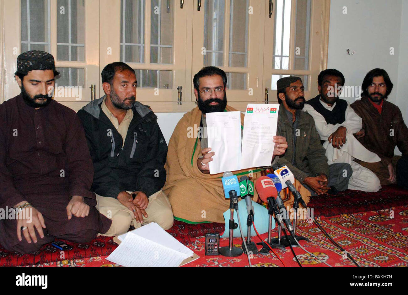 Jamhori Watan Party (JWP) leader, Nawabzada Gohram Bugti addresses ...