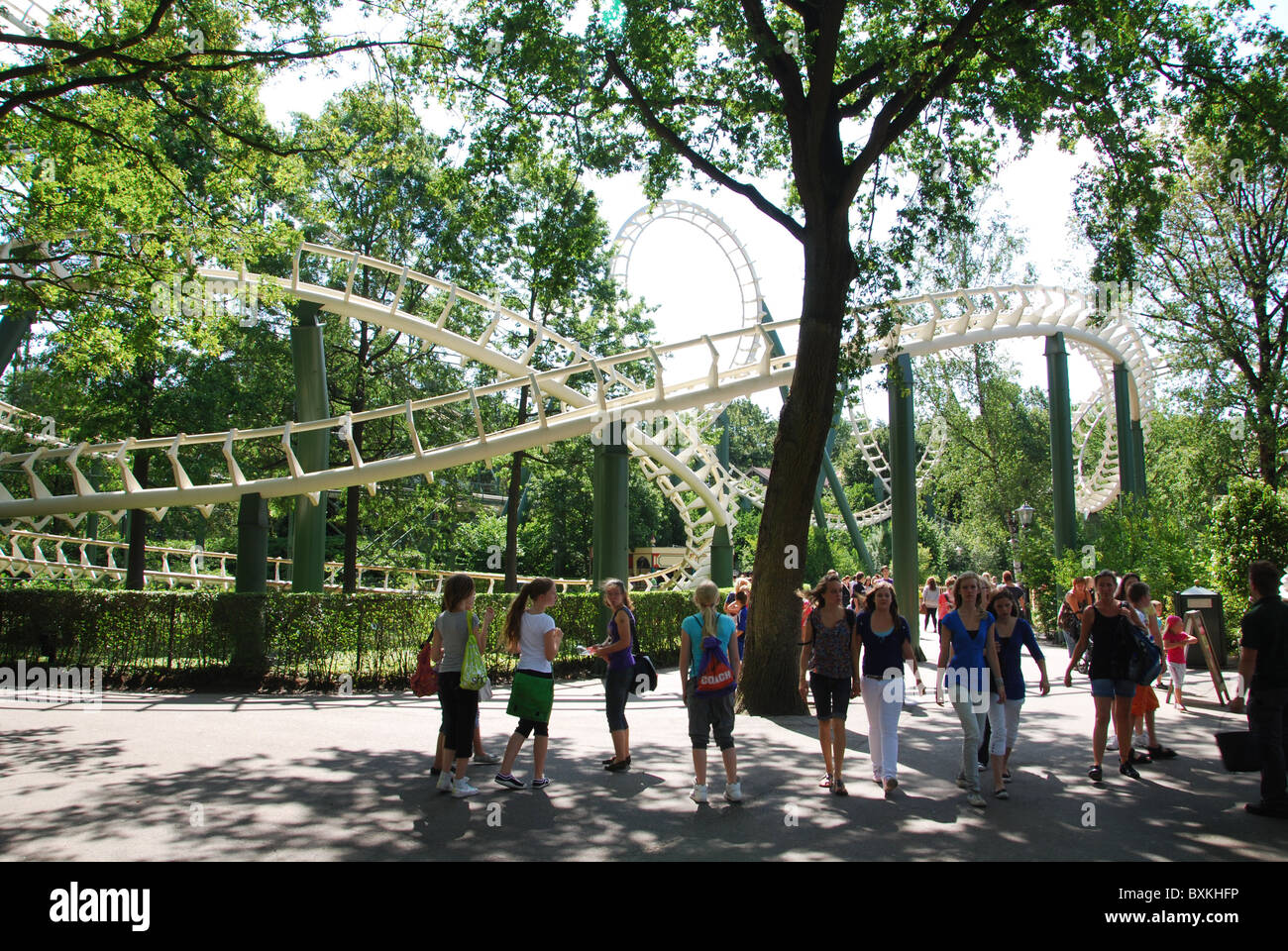 roller coaster at Efteling theme park Kaatsheuvel Netherlands Stock ...