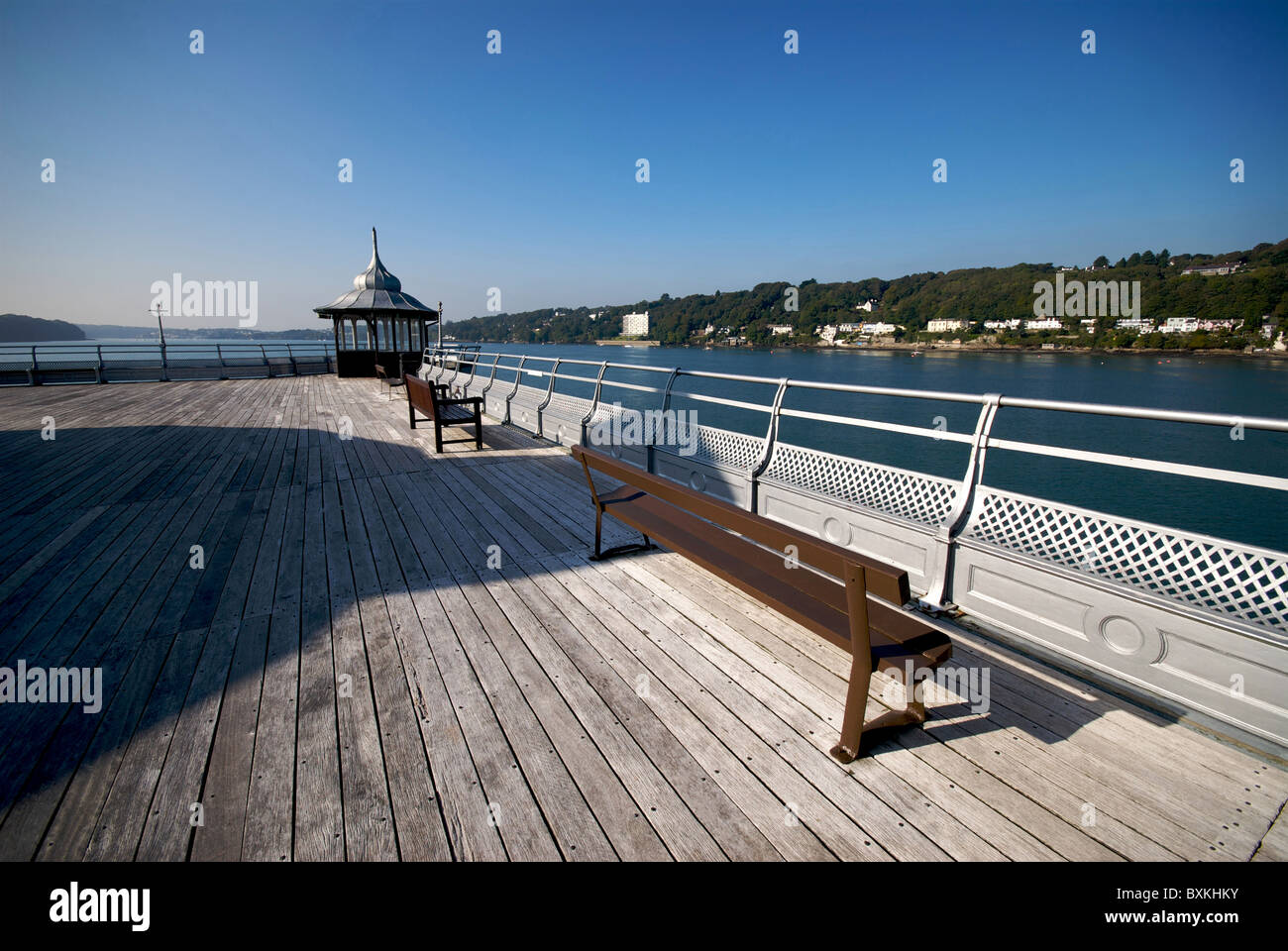 Bangor Pier Gwynedd Wales UK Menai Straight Stock Photo - Alamy