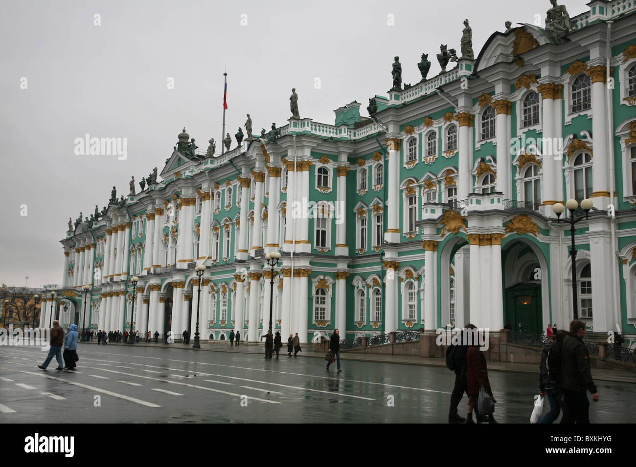 The Hermitage Museum The Winter Palace Saint Petersburg, Russia Stock ...