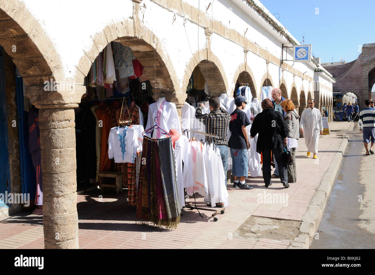 Arches of Souk Jdid Stock Photo - Alamy