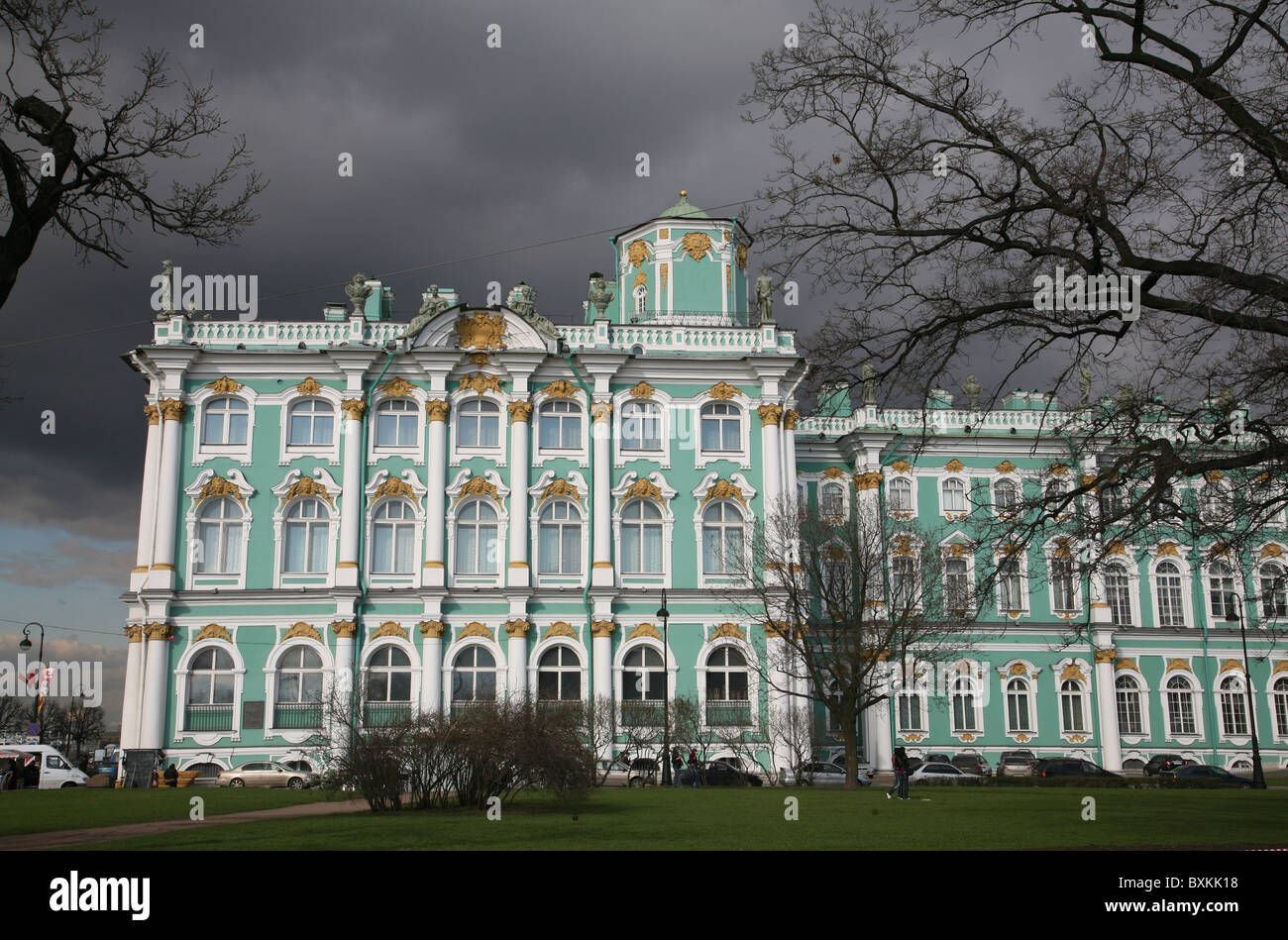 The Hermitage Museum The Winter Palace Saint Petersburg, Russia Stock ...
