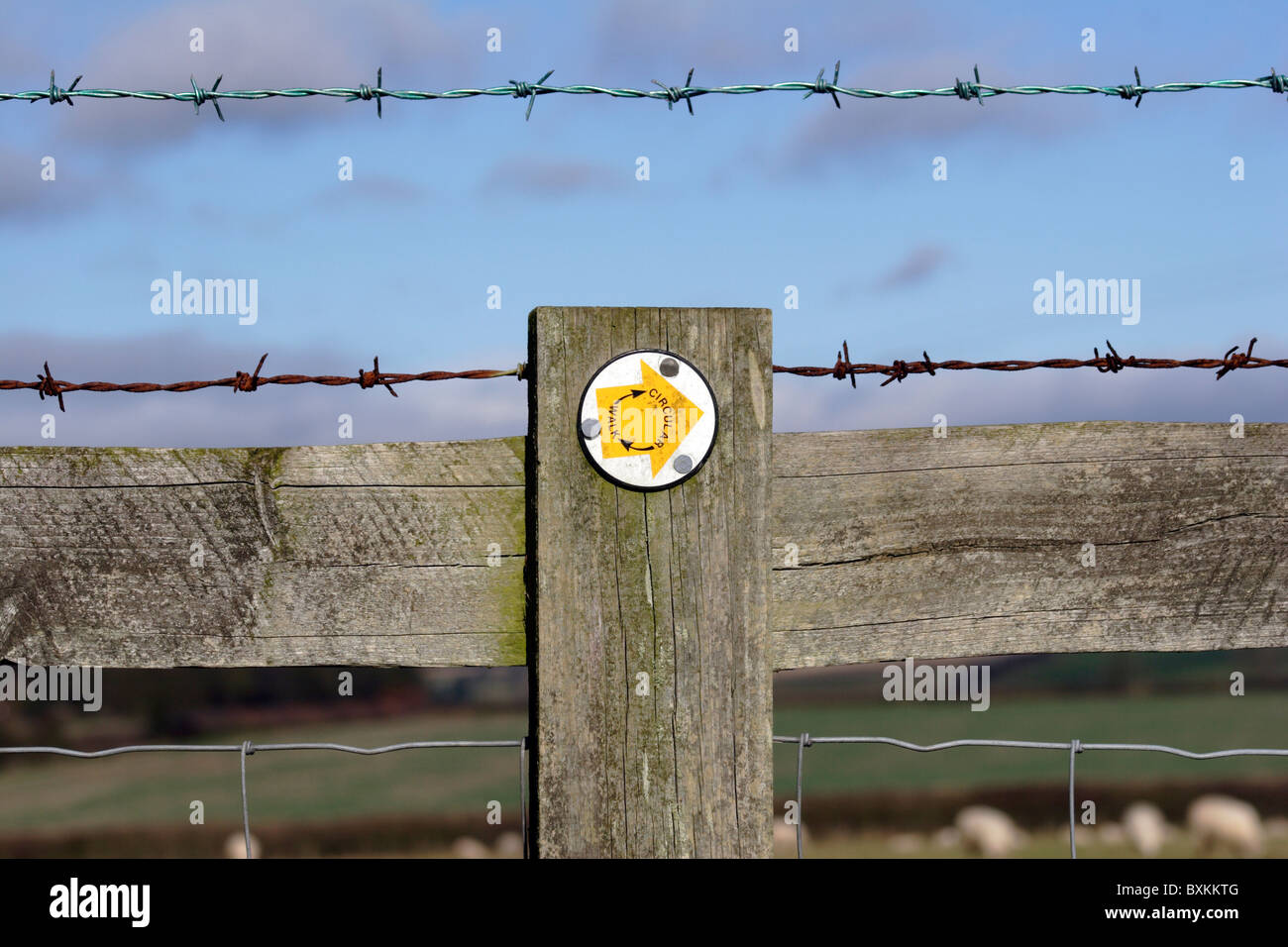 Circular Footpath Signs High Resolution Stock Photography and Images ...
