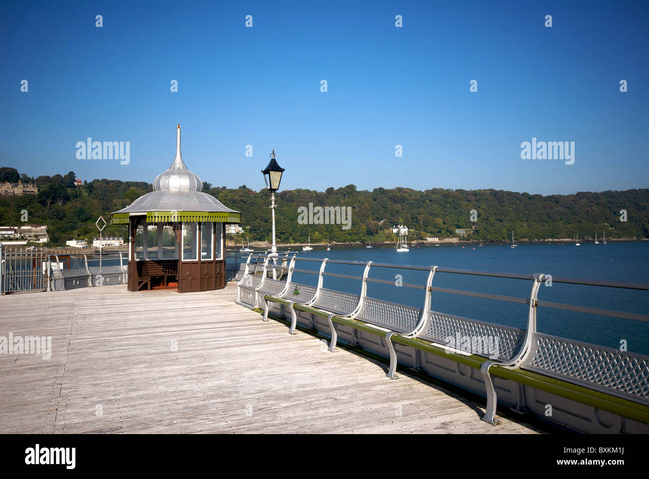 Bangor Pier Gwynedd Wales UK Menai Straight Stock Photo - Alamy