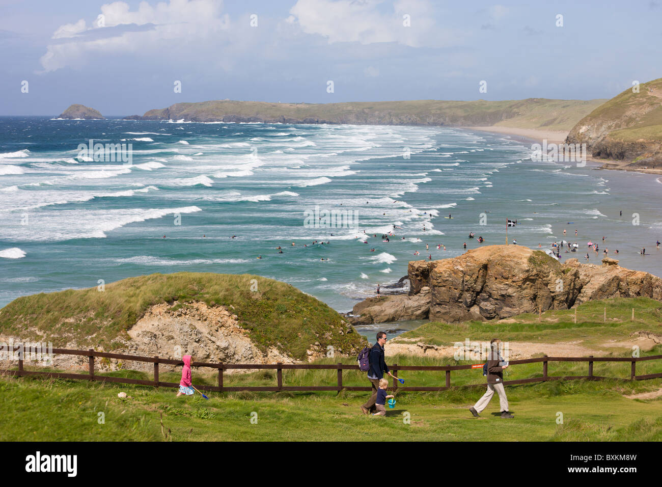 Perran bay hi-res stock photography and images - Alamy