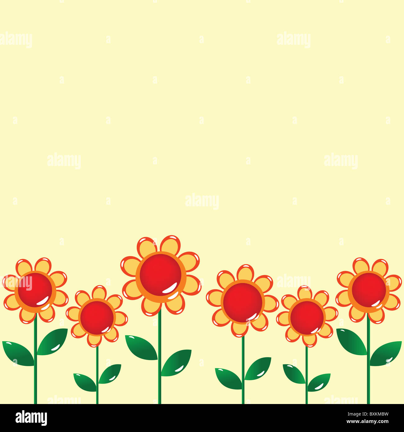 floral card design Stock Photo - Alamy