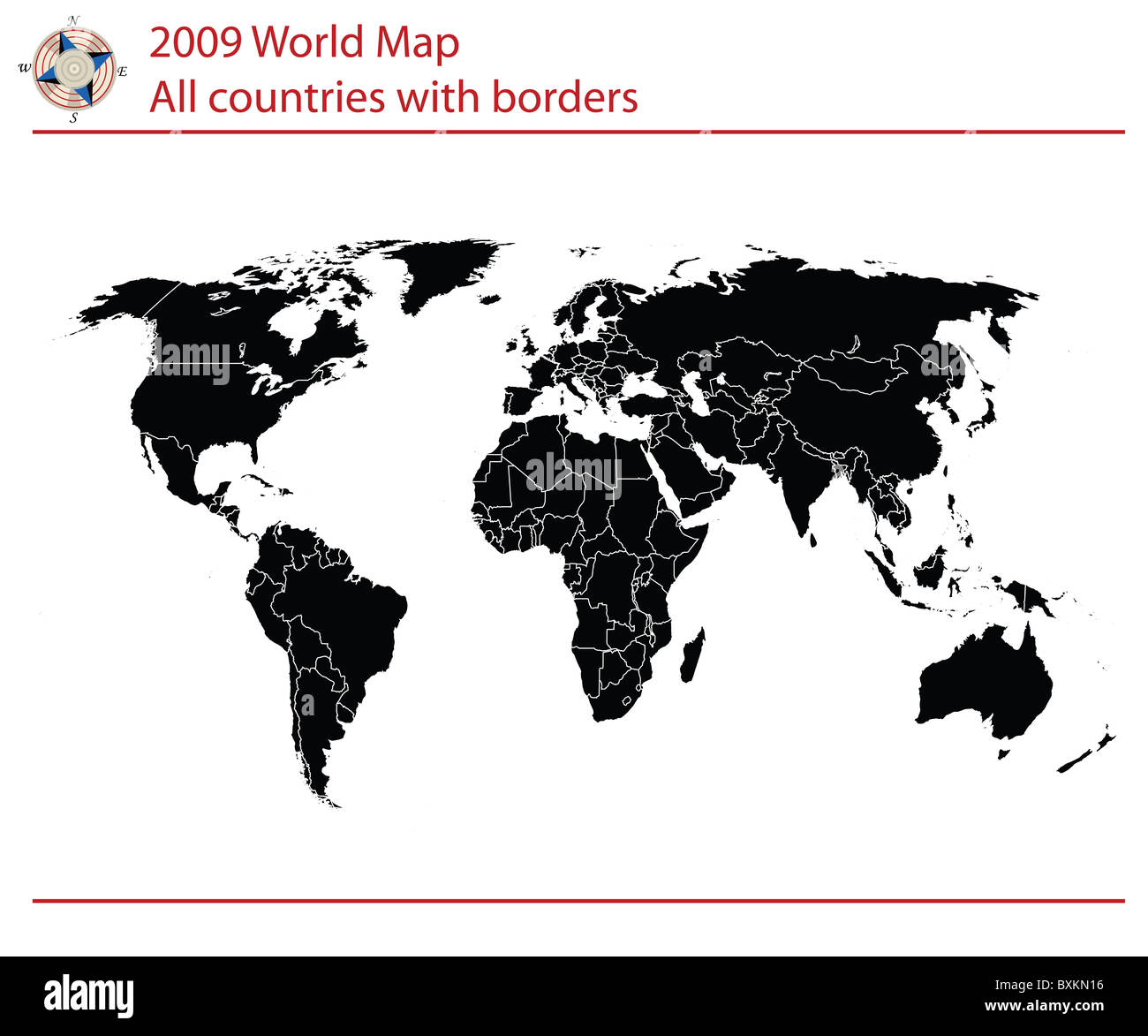 2009 map Cut Out Stock Images & Pictures - Alamy
