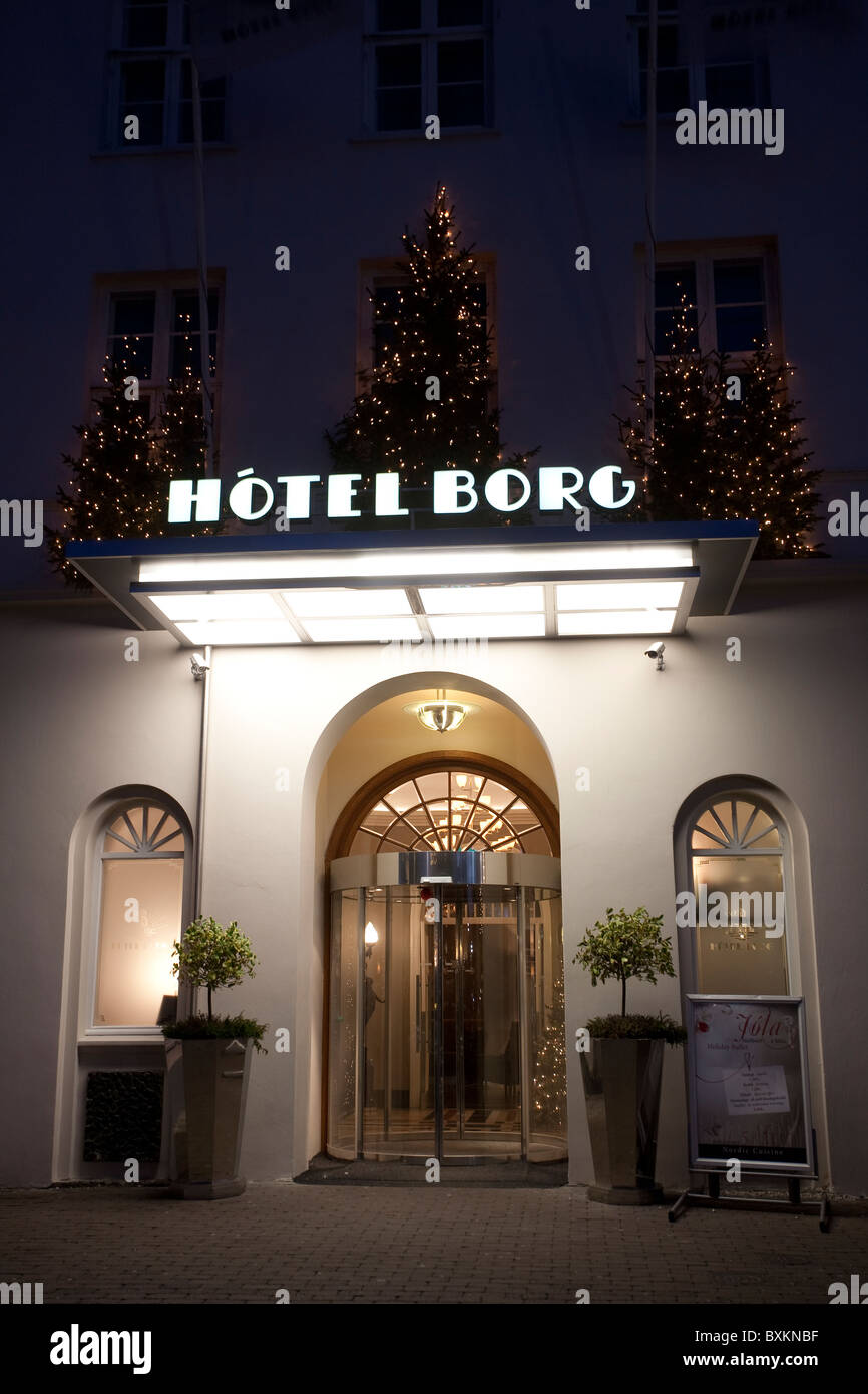 Reykjavik view night hi-res stock photography and images - Alamy