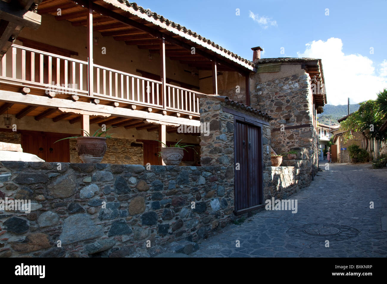 Small village street Stock Photo - Alamy