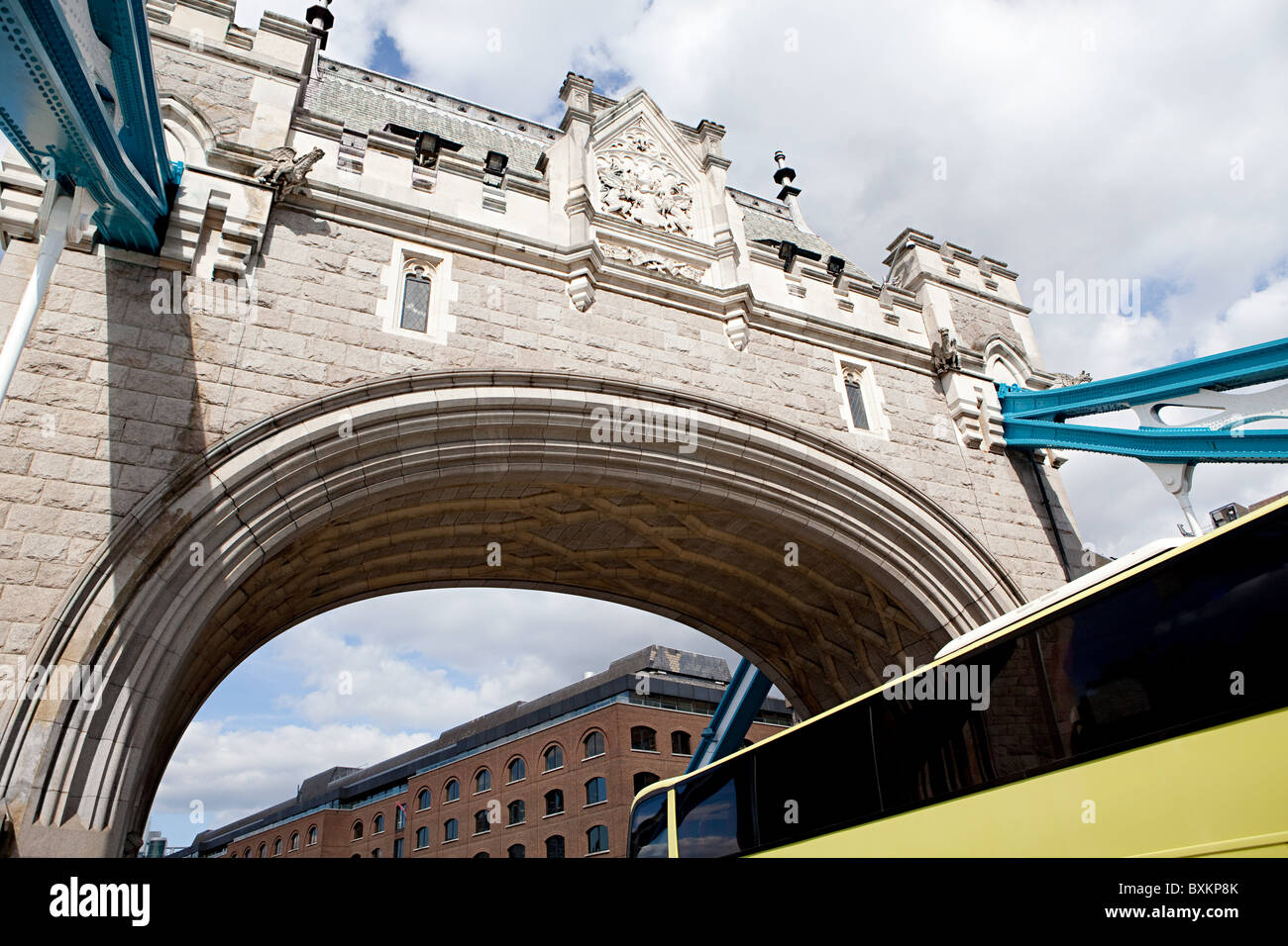 Arch of Tower bridge, London Stock Photo - Alamy