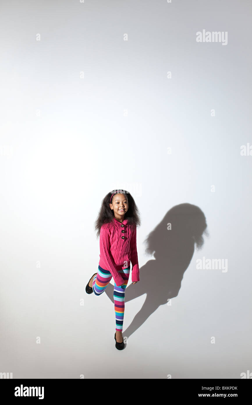 Female shadow on white hi-res stock photography and images - Alamy