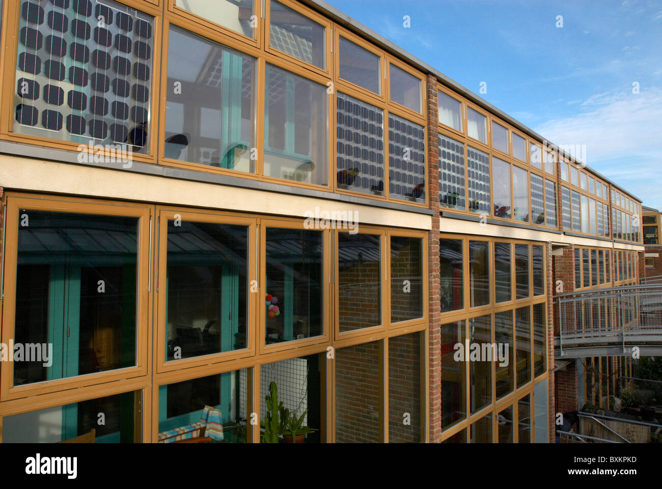 Bed Zed Development Surrey UK. The Beddington Zero Energy Development ...