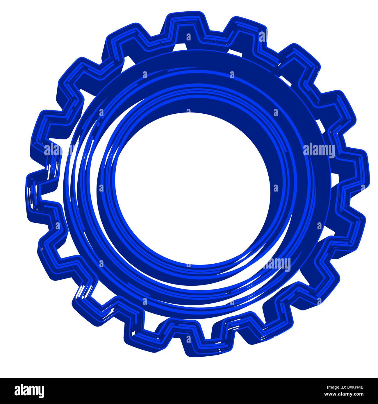 Abstract gear icon Stock Photo - Alamy