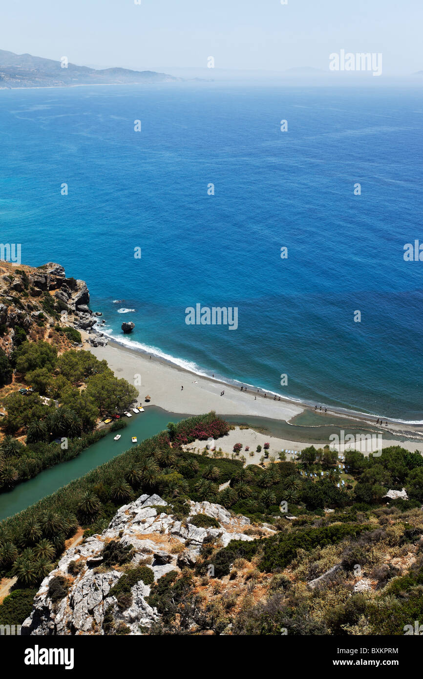 Preveli beach finikas hi-res stock photography and images - Alamy