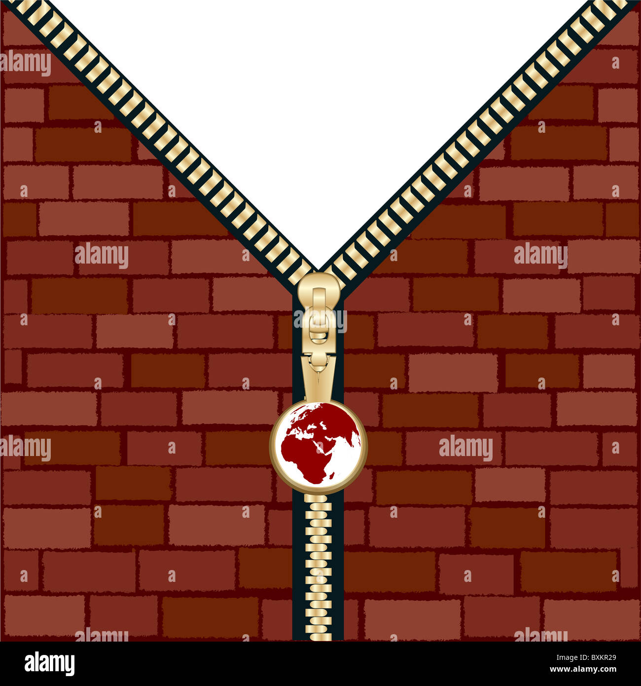 Unzipping the solution hi-res stock photography and images - Alamy