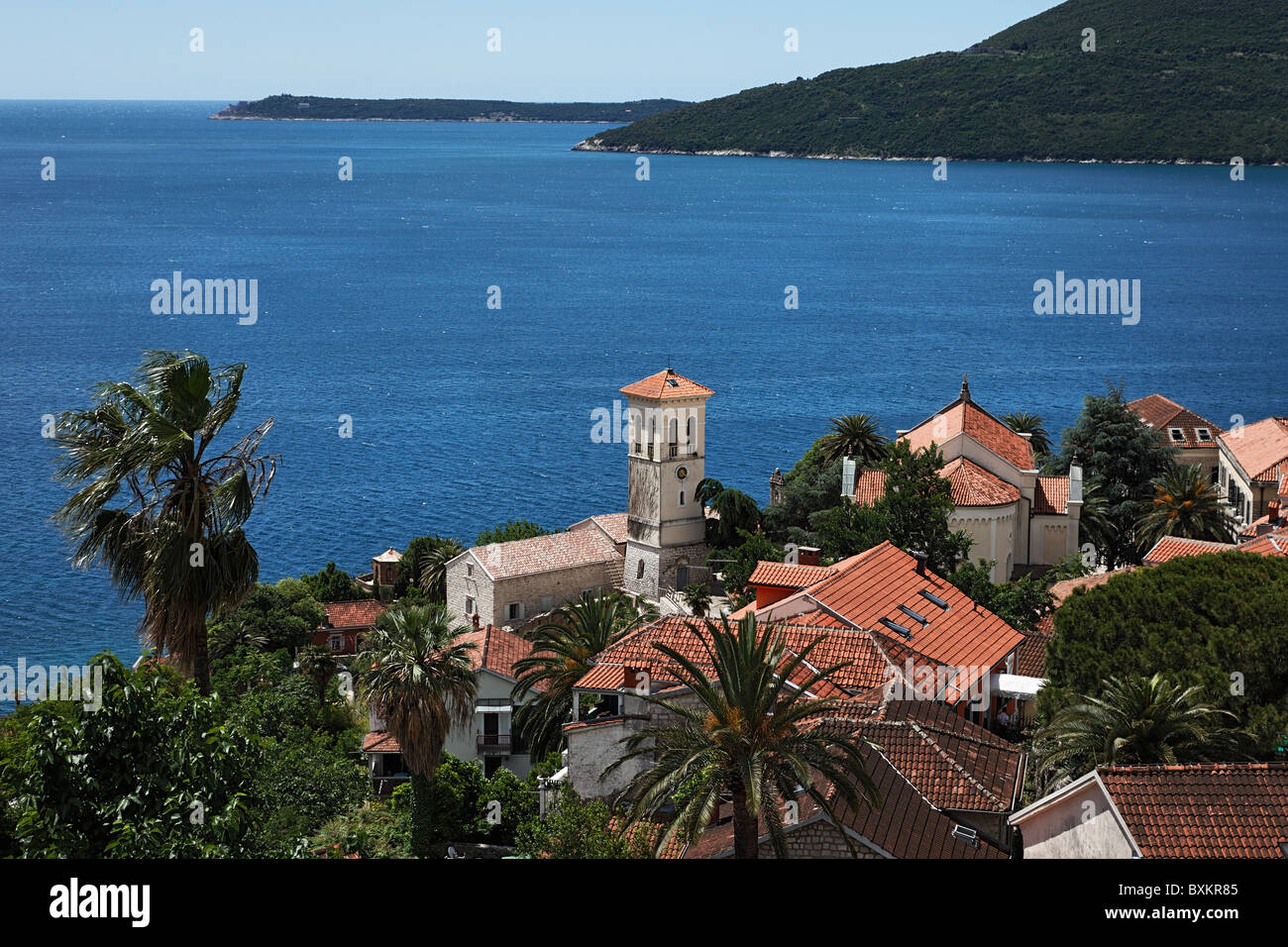 Old Town, Stari Grad, Herceg Novi, Bay of Kotor, Montenegro Stock Photo ...