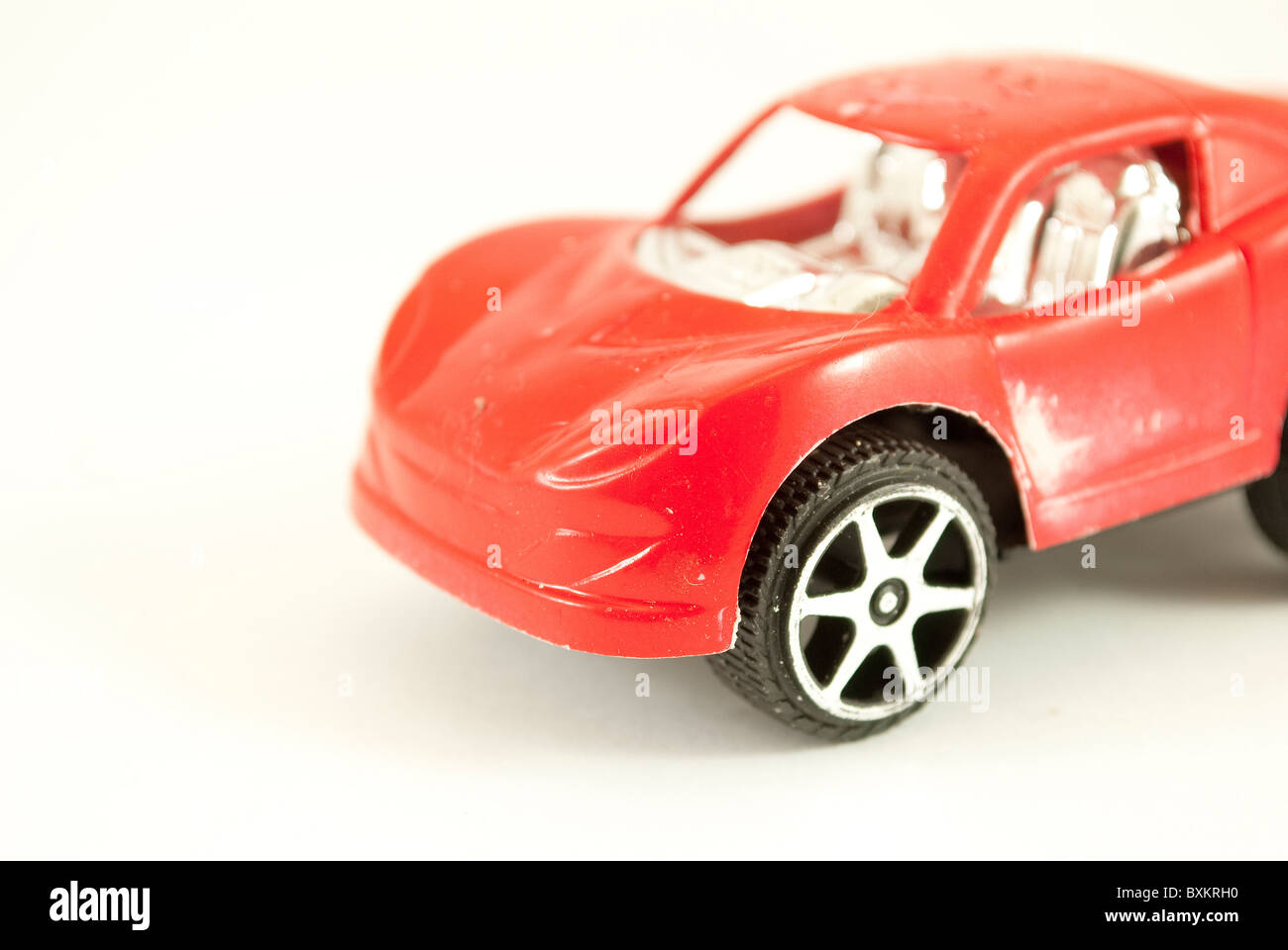 red toy car Stock Photo - Alamy
