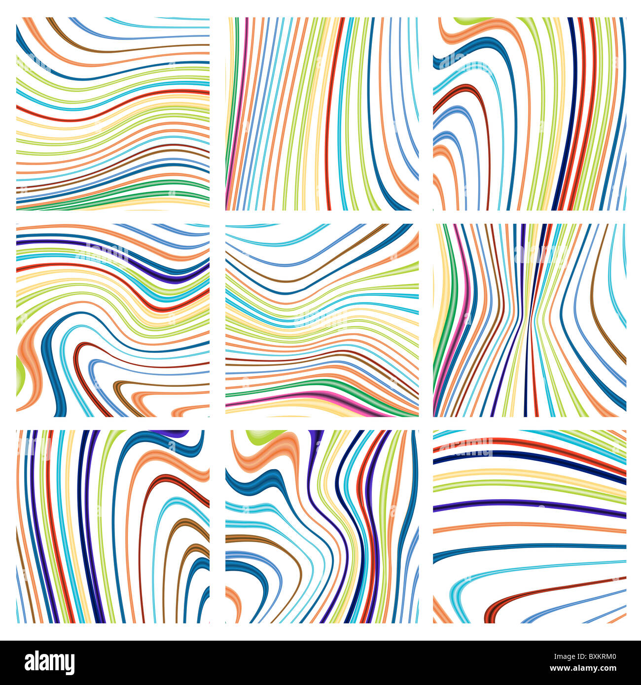 Seamless warped design hi-res stock photography and images - Alamy