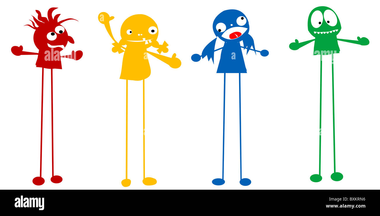 Stylized characters hi-res stock photography and images - Alamy