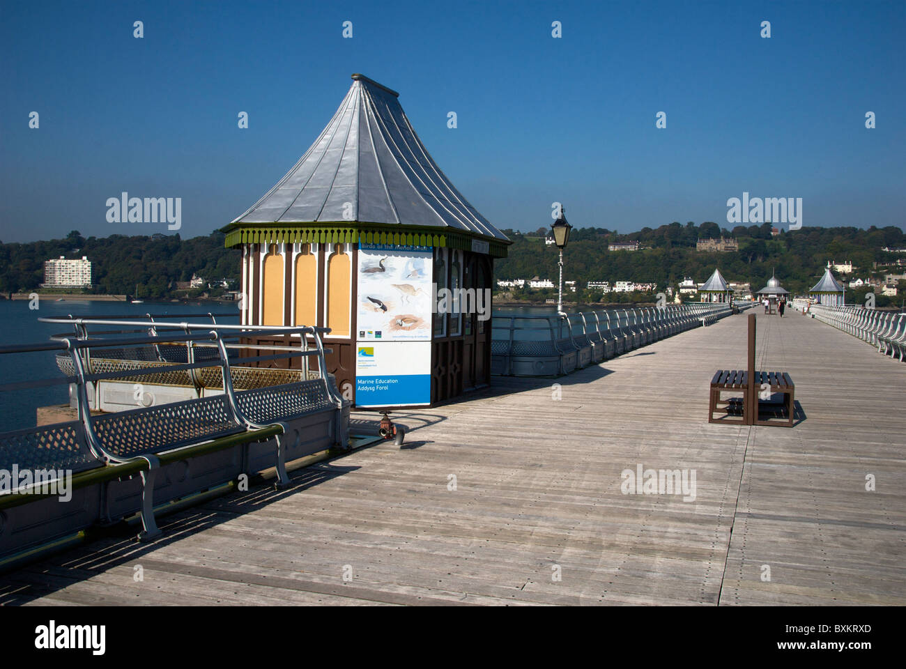 Bangor Pier Gwynedd Wales UK Menai Straight Stock Photo - Alamy