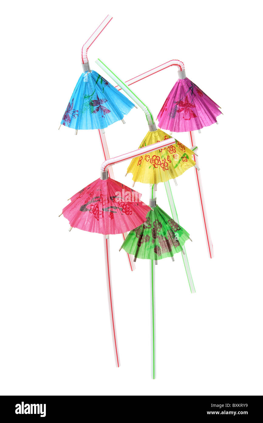 Color straws Cut Out Stock Images & Pictures - Alamy